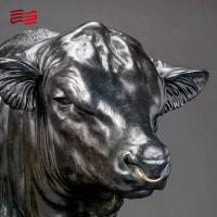 China Artistic Installation Life-size Stainless Steel Bull Pipe Statue for Modernistic Style for sale