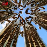 China Large Stainless Steel Tree Sculpture Custom Urban Public Art for Square Customization for sale
