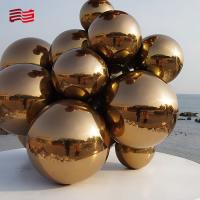 China 1 Color Print Method Sculpture with Stainless Steel Metal Balls and Mirror Technology for sale