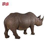 China Life-Size Bronze Rhinoceros Statue Custom Metal Animal Sculpture for Customer Size for sale