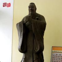 China Technique Casting Confucius Bronze Sculpture for Campus Sculpture Hall's Customization for sale