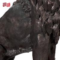 China Custom Print Method Life-Size Bronze Lion Sculpture for Large Spaces and Custom Sizes for sale