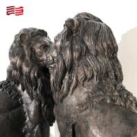 China Custom Print Method Life-Size Bronze Lion Sculpture for Large Spaces and Custom Sizes for sale