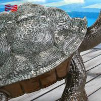 China Metal Art Decoration Life-size Bronze Tortoise Sculpture for Custom Animal Statues for sale