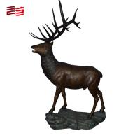China Custom Print Method Life-Size Bronze Animal Sculpture for Customized Requirements for sale