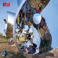 China Stainless Steel Elephant Cube Sculpture Featuring Mirror Polishing for Custom Designs for sale