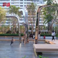 China SCULPTURE Stainless Steel Water Features for Custom Art Installations in Unique Shapes for sale
