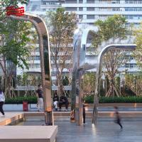 China SCULPTURE Stainless Steel Water Features for Custom Art Installations in Unique Shapes for sale