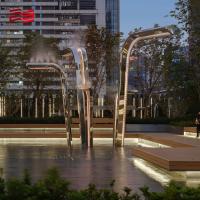 China SCULPTURE Stainless Steel Water Features for Custom Art Installations in Unique Shapes for sale
