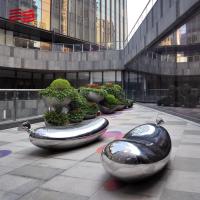 China Hand-forged Stainless Steel Balloon Sculpture for Outdoor Decorative Art Installation for sale