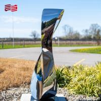 China Large Mobius H6 Stainless Steel Sculpture Abstract Outdoor Art for Contemporary Decor for sale