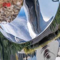 China Large Mobius H6 Stainless Steel Sculpture Abstract Outdoor Art for Contemporary Decor for sale