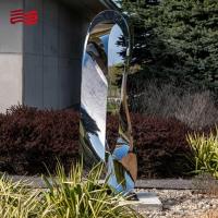 China Large Mobius H6 Stainless Steel Sculpture Abstract Outdoor Art for Contemporary Decor for sale