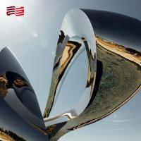 China European Style Outdoor Twisted Spiral Structure Sculpture with Polished Mirror Finish for sale