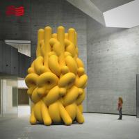 China Custom Printing SCULPTURE Abstract Intertwining Metal Sculpture with Complex Structure for sale