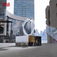 China Die Casting Technique Metallic Gloss Sculpture for Customized Support and Appearance for sale