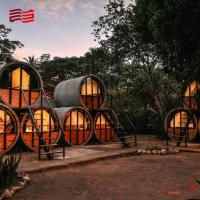 China Creative transformation of cement pipes  the culvert pipe room hotel stands out uniquely in the scenic area for sale