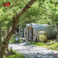 China Skillful transformation of cement pipes  achieving the classic of the culvert pipe room hotel in the scenic area for sale