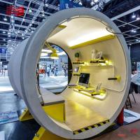 China Witness the transformation of cement pipes  experience the charm of the culvert pipe room hotel for sale