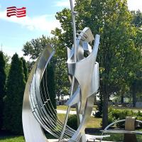 China Outdoor Abstract Metal Sculptures With Intricate Designs Add A Fascinating Artistic Flair To Gardens And Public Areas for sale