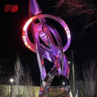 China Large Stainless Steel Outdoor Sculptures Boasting Magnificent Forms Transform Ordinary Landscapes Into Extraordinary One for sale