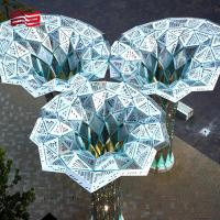 China Stainless Steel Outdoor Sculptures Blending Seamlessly With Exquisite Metal Art Transform Gardens Into Artistic Havens for sale