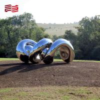 China Modern Abstract Metal Sculptures Adorning Outdoor Gardens Gracefully Bring A Sense Of Sophistication And Creativity for sale