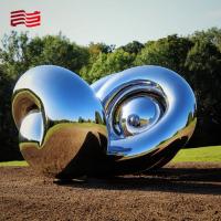 China Modern Abstract Metal Sculptures Adorning Outdoor Gardens Gracefully Bring A Sense Of Sophistication And Creativity for sale