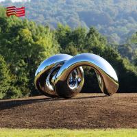 China Modern Abstract Metal Sculptures Adorning Outdoor Gardens Gracefully Bring A Sense Of Sophistication And Creativity for sale