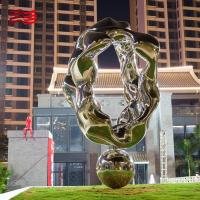 China Large Metal Outdoor Sculptures With Striking Shapes Redefine The Look And Feel Of Public Areas Drastically for sale
