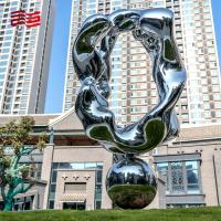 China Large Metal Outdoor Sculptures With Striking Shapes Redefine The Look And Feel Of Public Areas Drastically for sale