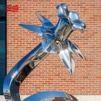 China Abstract Metal Outdoor Sculptur With Thoughtful Craftsmanship Elevates The Natural Beauty Of Gardens Significantly for sale