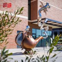 China Abstract Metal Outdoor Sculptur With Thoughtful Craftsmanship Elevates The Natural Beauty Of Gardens Significantly for sale