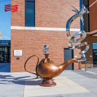 China Abstract Metal Outdoor Sculptur With Thoughtful Craftsmanship Elevates The Natural Beauty Of Gardens Significantly for sale