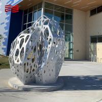 China Modern Stainless Steel Sculptures Decorating Outdoor Landscapes Elegantly Add A Touch Of Class And Modernity for sale