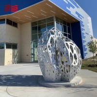 China Modern Stainless Steel Sculptures Decorating Outdoor Landscapes Elegantly Add A Touch Of Class And Modernity for sale