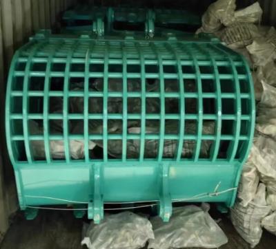 China Wear Resistant Mini Excavator Skeleton Bucket with Stable Metal Structure for 50-700 Series Equipment for sale