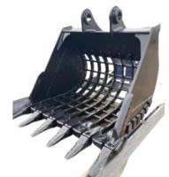 China Wear Resistant Mini Excavator Skeleton Bucket with Stable Metal Structure for 50-700 Series Equipment for sale