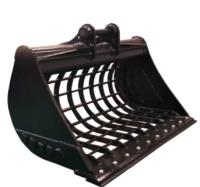 China Wear Resistant Mini Excavator Skeleton Bucket with Stable Metal Structure for 50-700 Series Equipment for sale