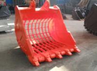China Wear Resistant Mini Excavator Skeleton Bucket with Stable Metal Structure for 50-700 Series Equipment for sale