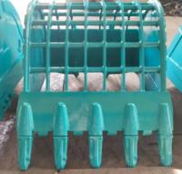 China Wear Resistant Mini Excavator Skeleton Bucket with Stable Metal Structure for 50-700 Series Equipment for sale