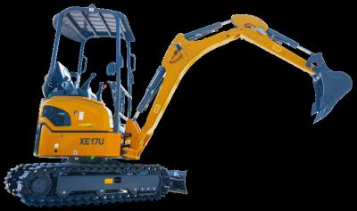 China XE17U Tailless Wheel Crawler Excavator - 1795kg Operating Weight, 16kN Digging Force - Compact Design for Urban Construction for sale