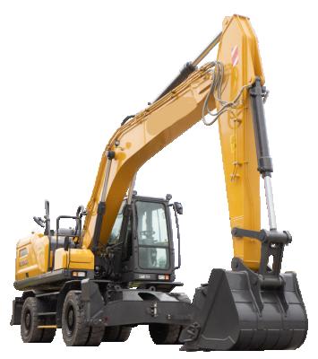 China XE210WGA Wheel Hydraulic Excavator - 21,000 kg Operating Weight, 130 kW Power, 0.86 m³ Bucket Capacity for sale