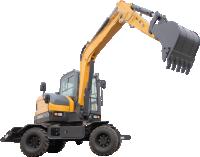China XE60WGH Wheeled Hydraulic Excavator with 49.9 kW Yanmar Engine and 5950 kg Operating Weight for sale