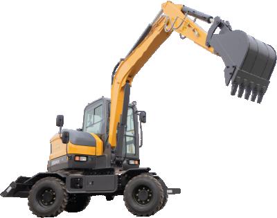 China XE60WGH Wheeled Hydraulic Excavator with 49.9 kW Yanmar Engine and 5950 kg Operating Weight for sale