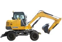 China XE60WA Wheeled Hydraulic Excavator 42.5kW 5900kg with 0.23m³ Bucket Capacity and 6120mm Digging Radius for sale