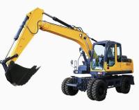 China XE150WB Wheeled Hydraulic Excavator 14,000kg Operating Weight with 0.58m³ Bucket Capacity CE Certified for sale
