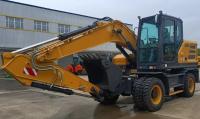 China XE155WGA Wheel Excavator 14200kg with Cummins Engine 108kW and 0.6m³ Bucket Capacity for sale