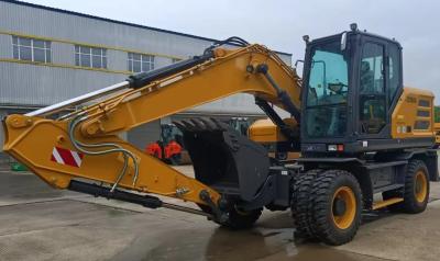China XE155WGA Wheel Excavator 14200kg with Cummins Engine 108kW and 0.6m³ Bucket Capacity for sale