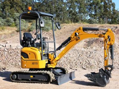 China XE17U Mini Crawler Excavator 1795 Kg Operating Weight 300mm Milling Depth For Narrow Spaces for sale